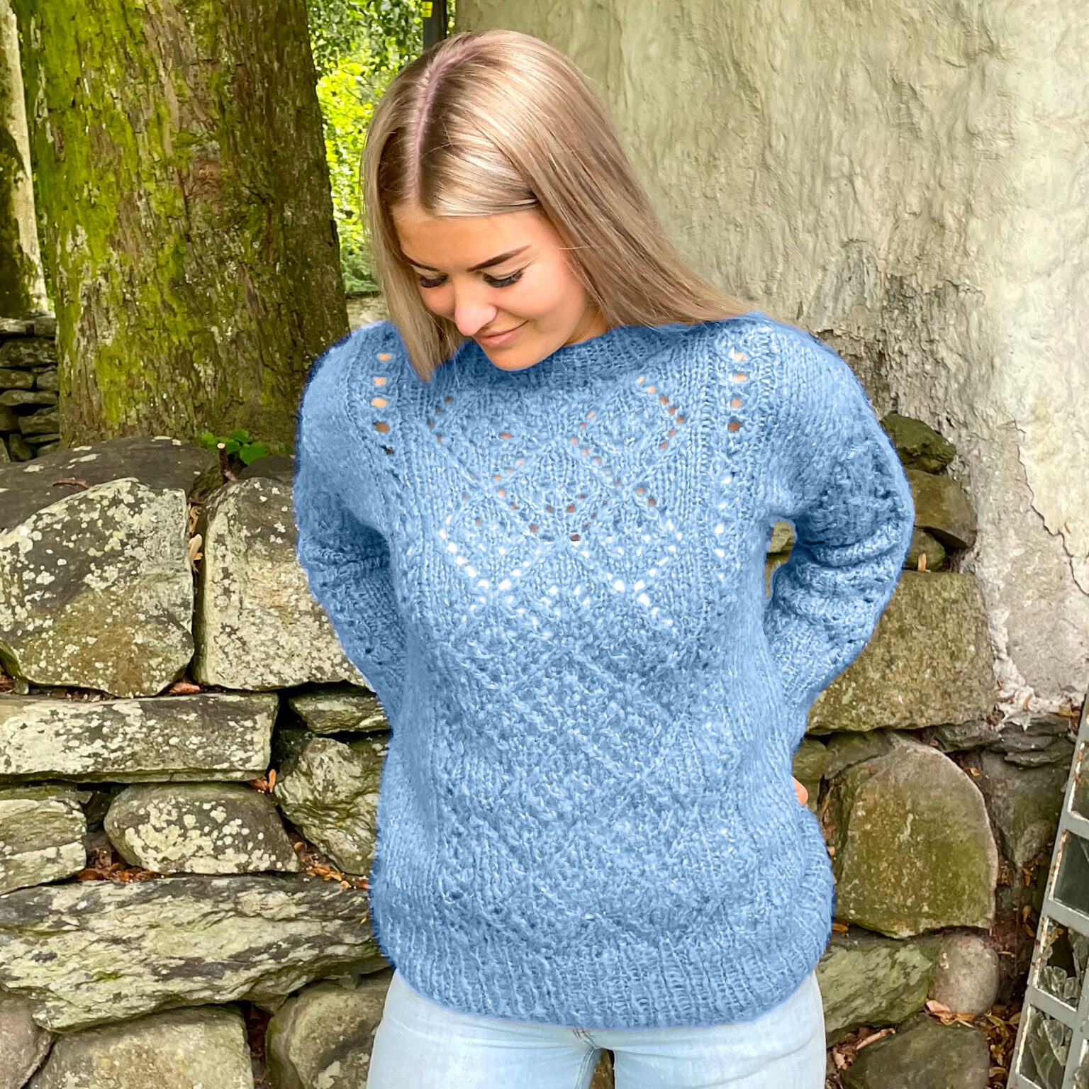 Dolomitt genser – Gratis strikkeoppskrifter