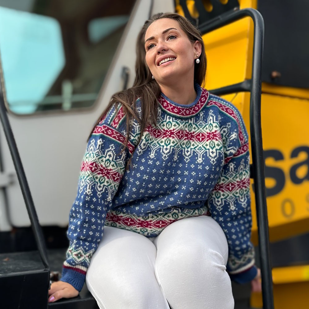 Dolomitt genser – Gratis strikkeoppskrifter